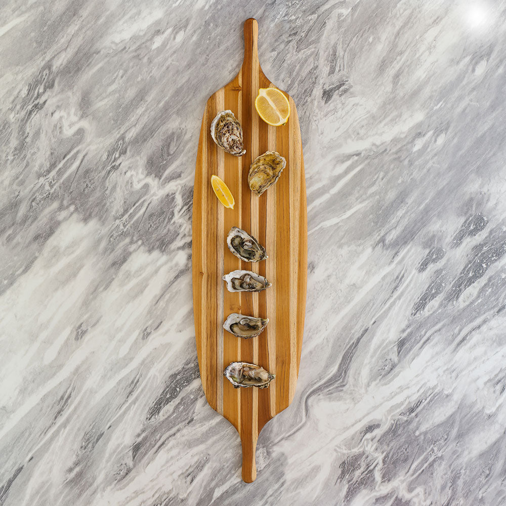 Paddle Appetizer Serving Board 2 Handles 704 – TEAKHAUS, LLC